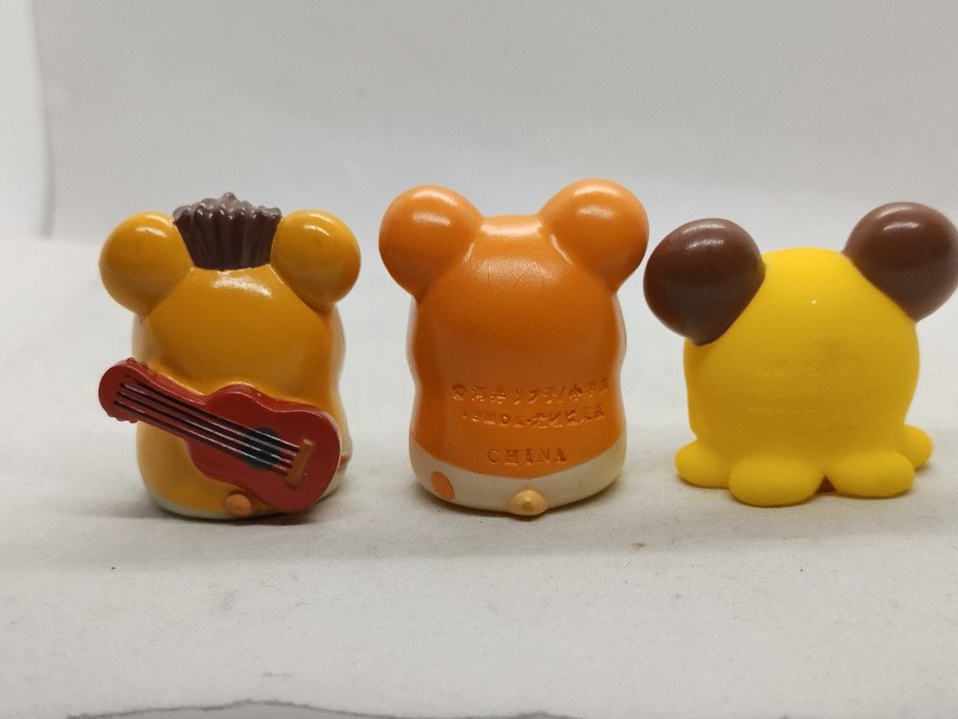 Hamtaro - Hamtaro Finger Dolls - Hamtaro Soft Vinyl Finger Puppet - Set ...