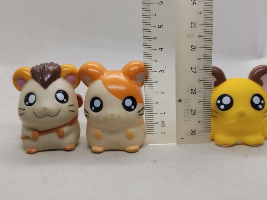 Hamtaro - Hamtaro Finger Dolls - Hamtaro Soft Vinyl Finger Puppet - Set ...