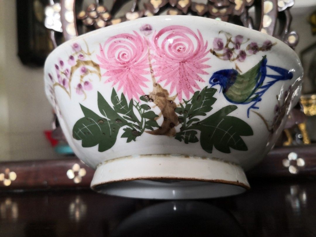 Hand Painted Chinese Big Bowl, Hobbies & Toys, Collectibles ...