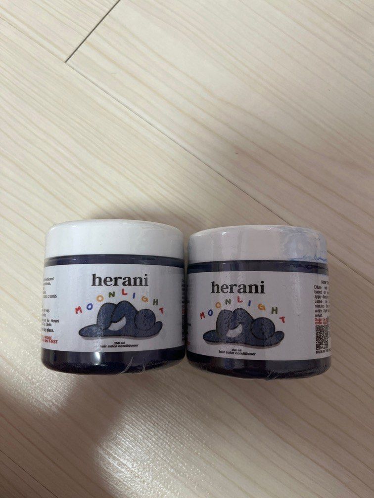 Herani Semi Permanent Hair Conditioner Dye (Moonlight), Beauty ...