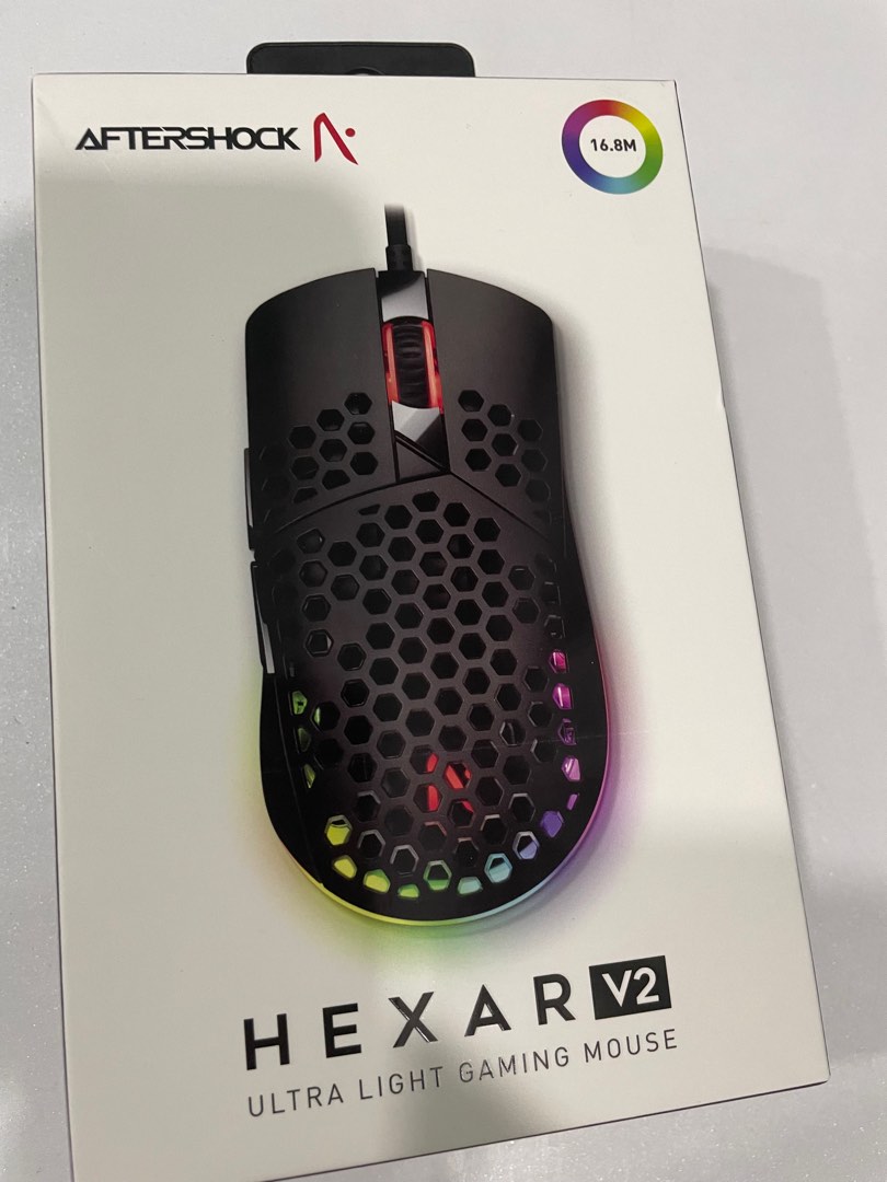 AFTERSHOCK HEXAR V2 Game Mouse, Computers & Tech, Parts & Accessories ...