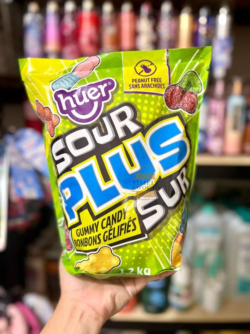 Huer Sour PLUS Gummy Candy 1.2 kg, Food & Drinks, Packaged & Instant ...