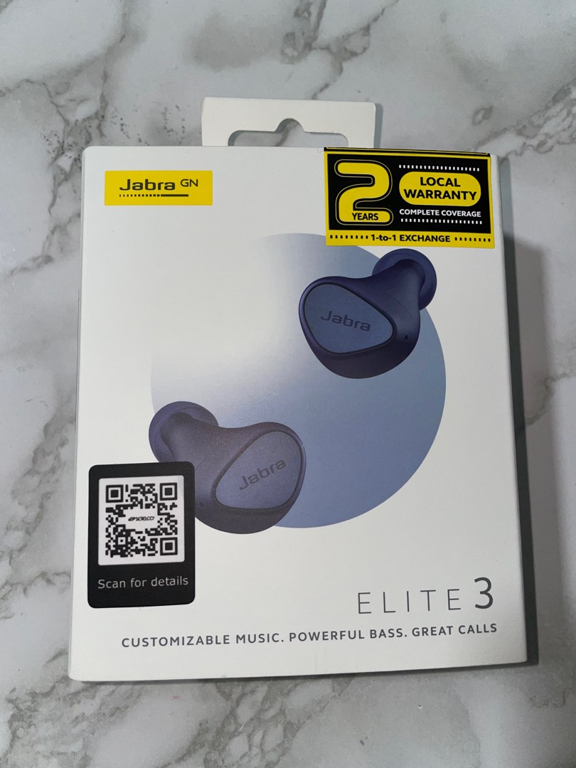 Jabra Elite 3 left side + charging case only, Audio, Earphones on Carousell