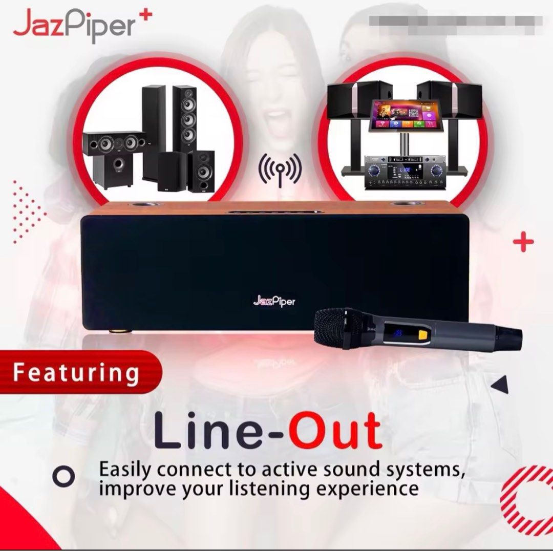 Jazpiper + Karaoke System with Soundbar and song library, TV & Home Appliances, TV ...