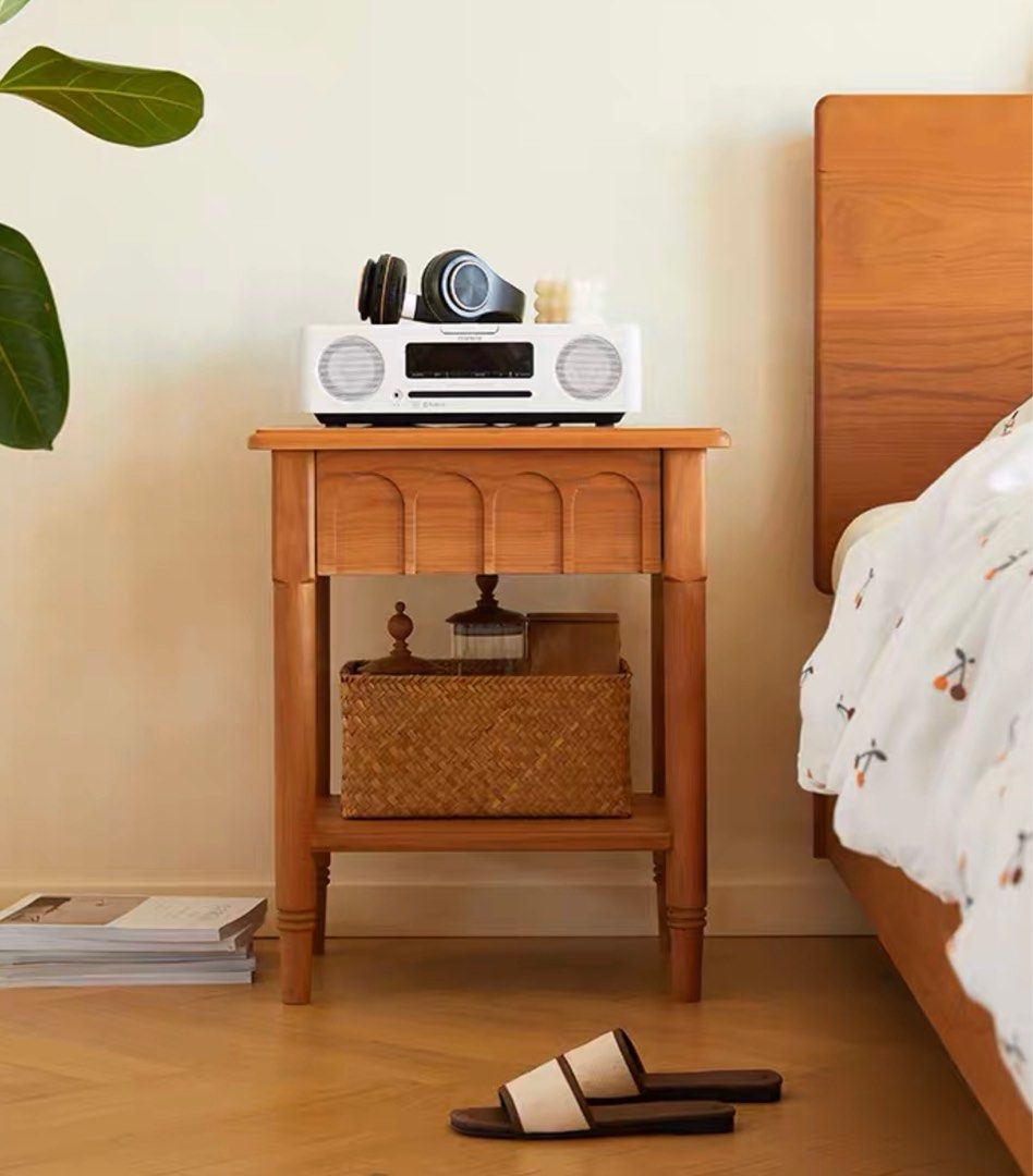 JESE Solid Wood Side Table, Furniture & Home Living, Furniture, Tables ...