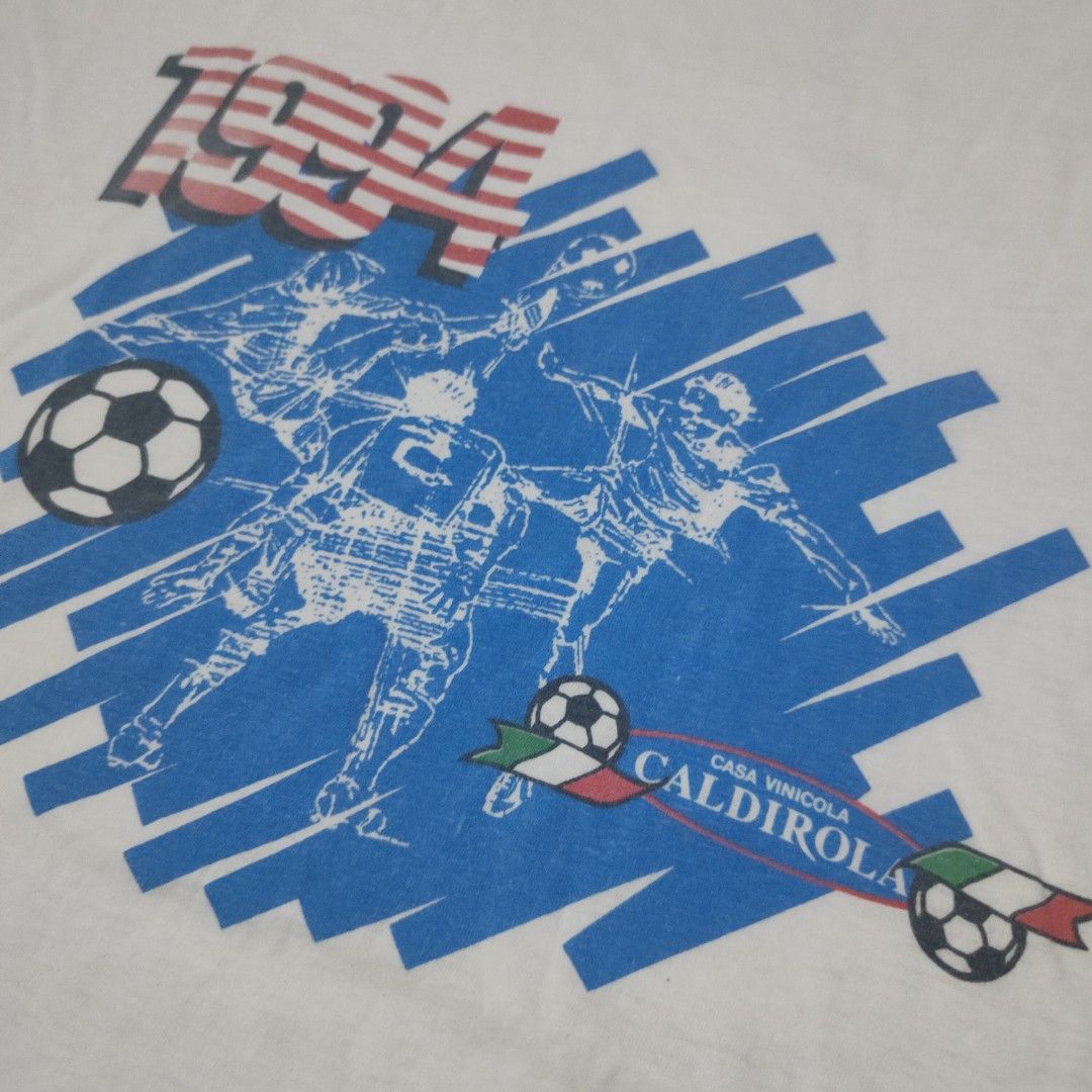 Kaos Vintage Promo World Cup 1994 Casa Vinicola Caldirola Italian