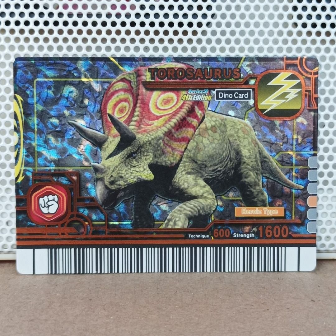 Kartu Sega Dinosaur King Hologram Series 2 4th Edition - Torosaurus ...