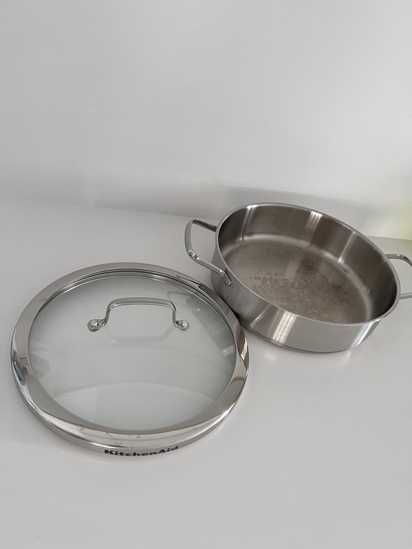 KitchenAid Stainless Steel 26cm, Furniture & Home Living, Kitchenware ...