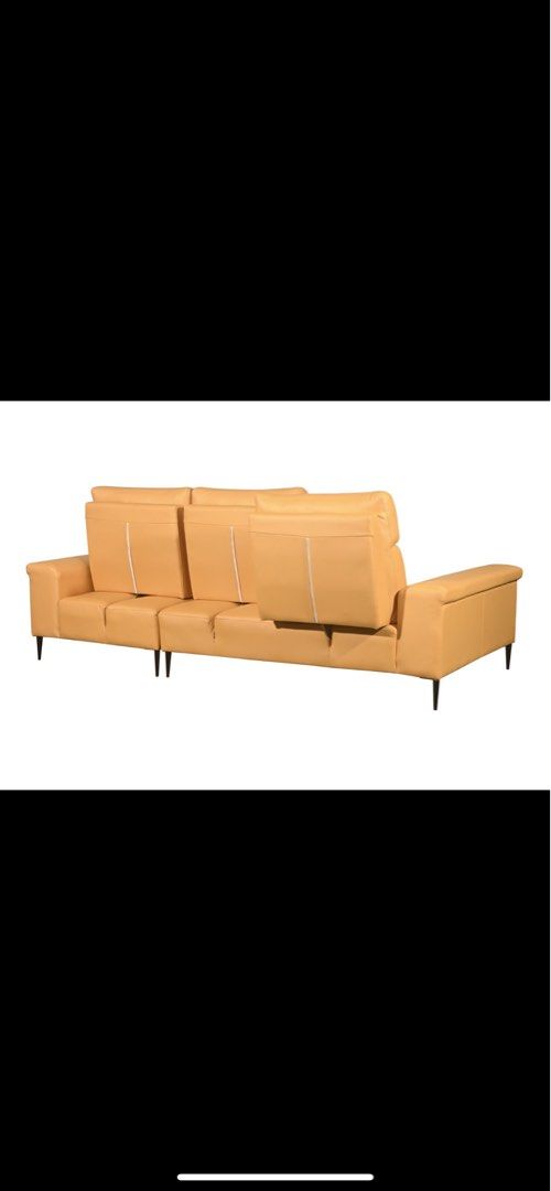 L Shape Sofa Push Back Sofa, Furniture & Home Living, Furniture, Sofas ...
