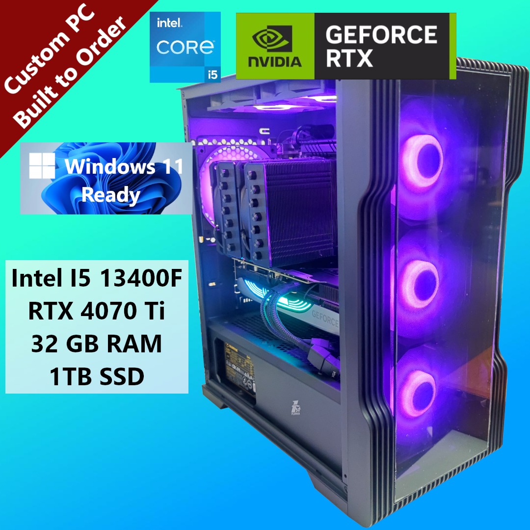 LATEST RTX 4070 Ti 12GB I5 13400F Intel I5 13400F Budget Gaming ...