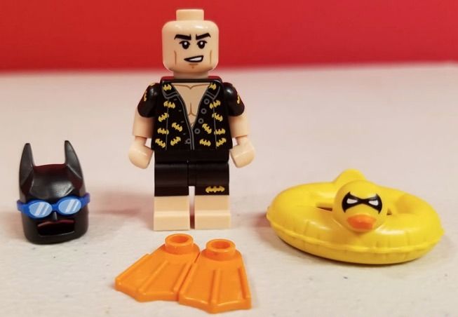 Lego batman movie minifigure - Vacation Batman with Rubber Duck Float ...