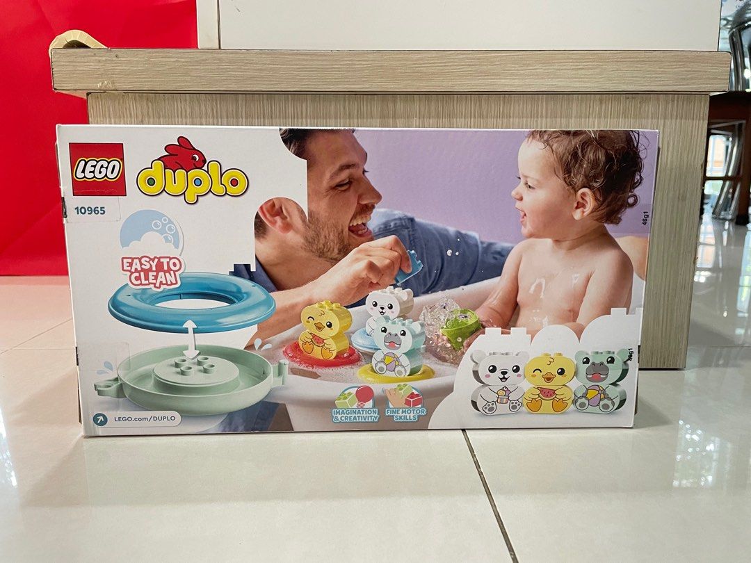 Lego Duplo 10965 Bath Time Fun: Floating Animal Train, Babies & Kids ...