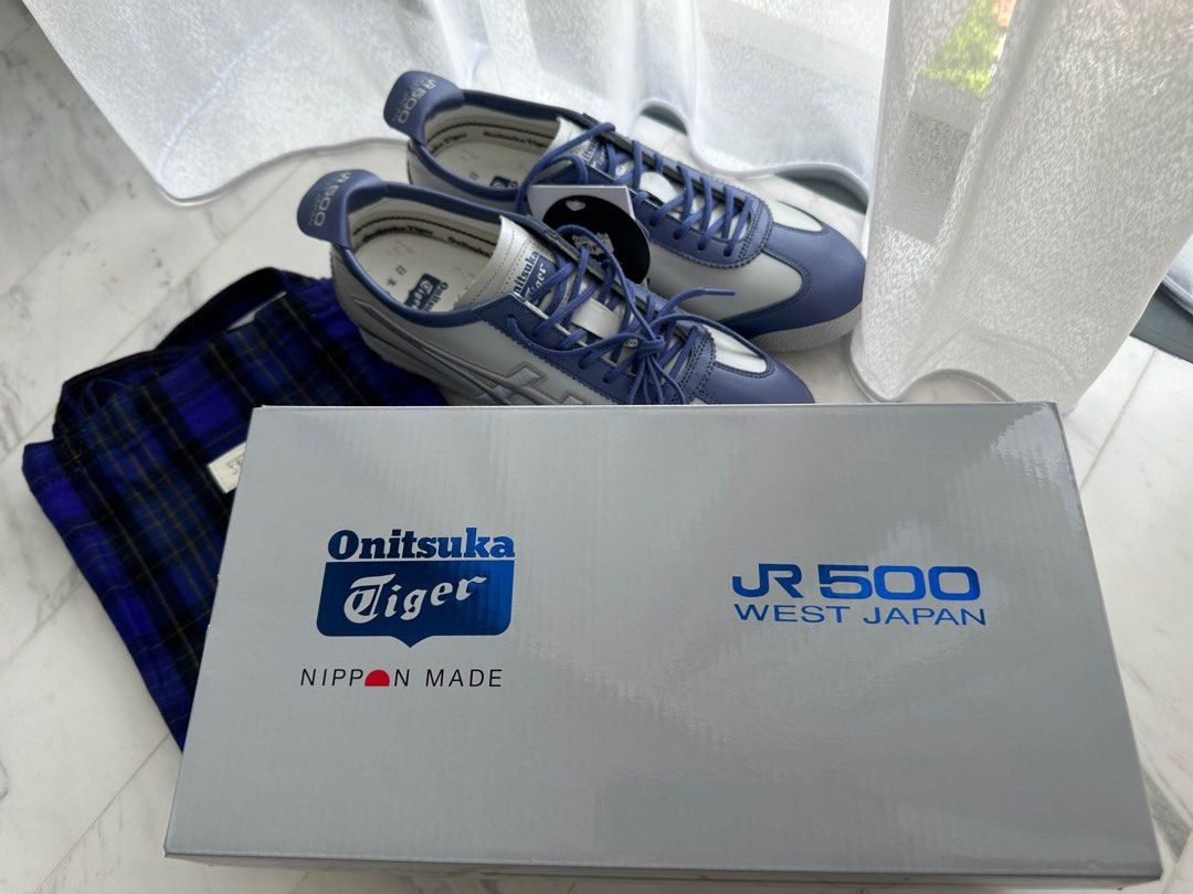 Limited edition Onitsuka Tiger/JR Shinkasen sneakers, Luxury, Sneakers ...