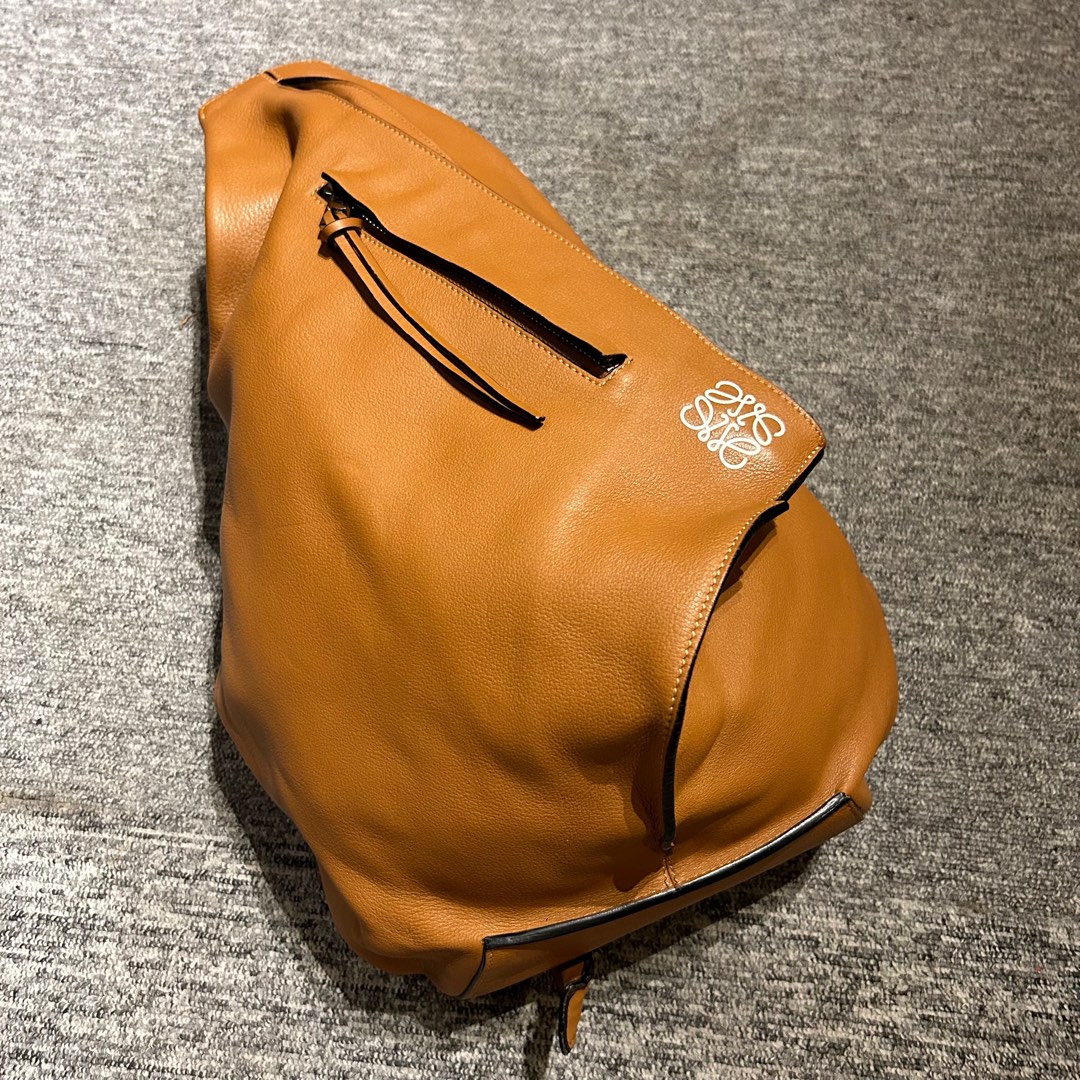 LOEWE Anton Large in Tan Calfskin Leather on Carousell