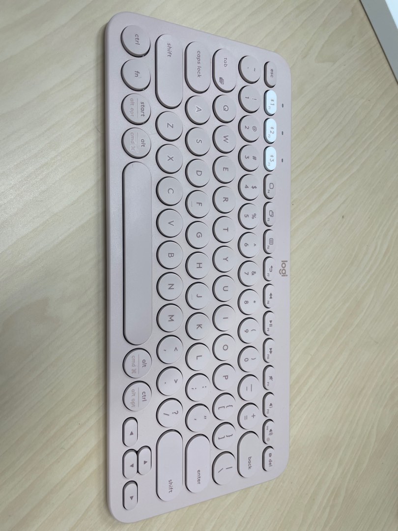 Logitech Keyboard Pink, Computers & Tech, Parts & Accessories, Computer ...