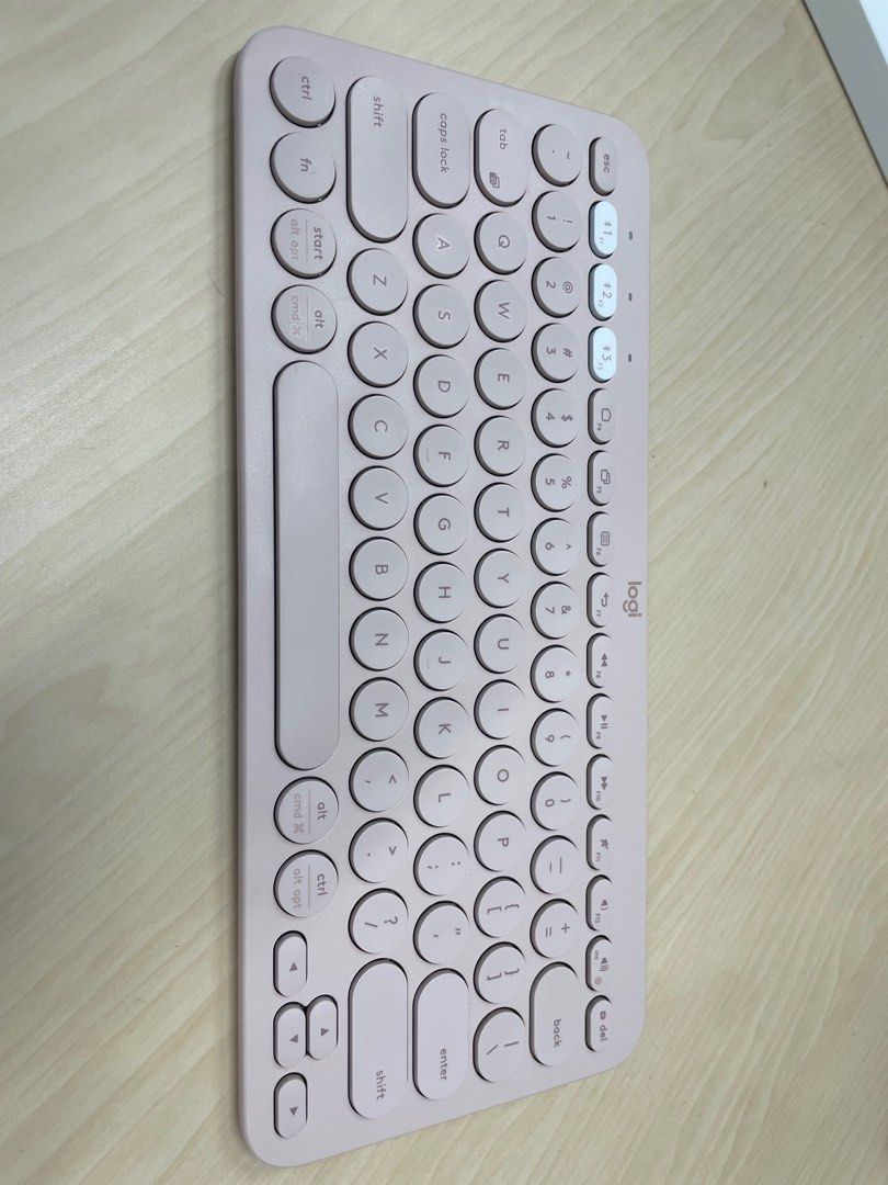 Logitech Keyboard Pink, Computers & Tech, Parts & Accessories, Computer ...