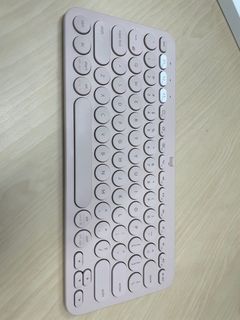 Logitech Keyboard Pink, Computers & Tech, Parts & Accessories, Computer ...