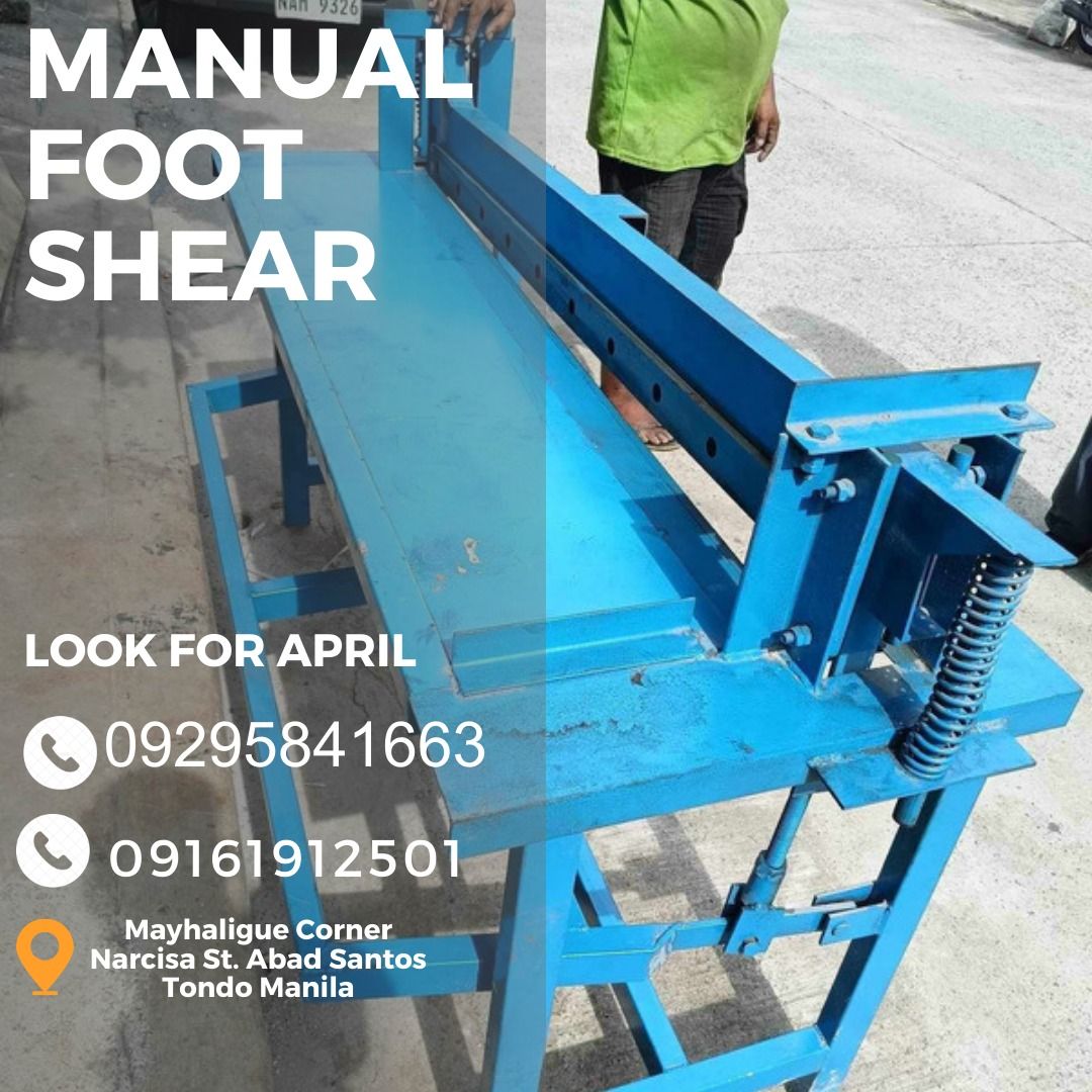 Manual Foot Shear, Commercial & Industrial, Construction Tools ...