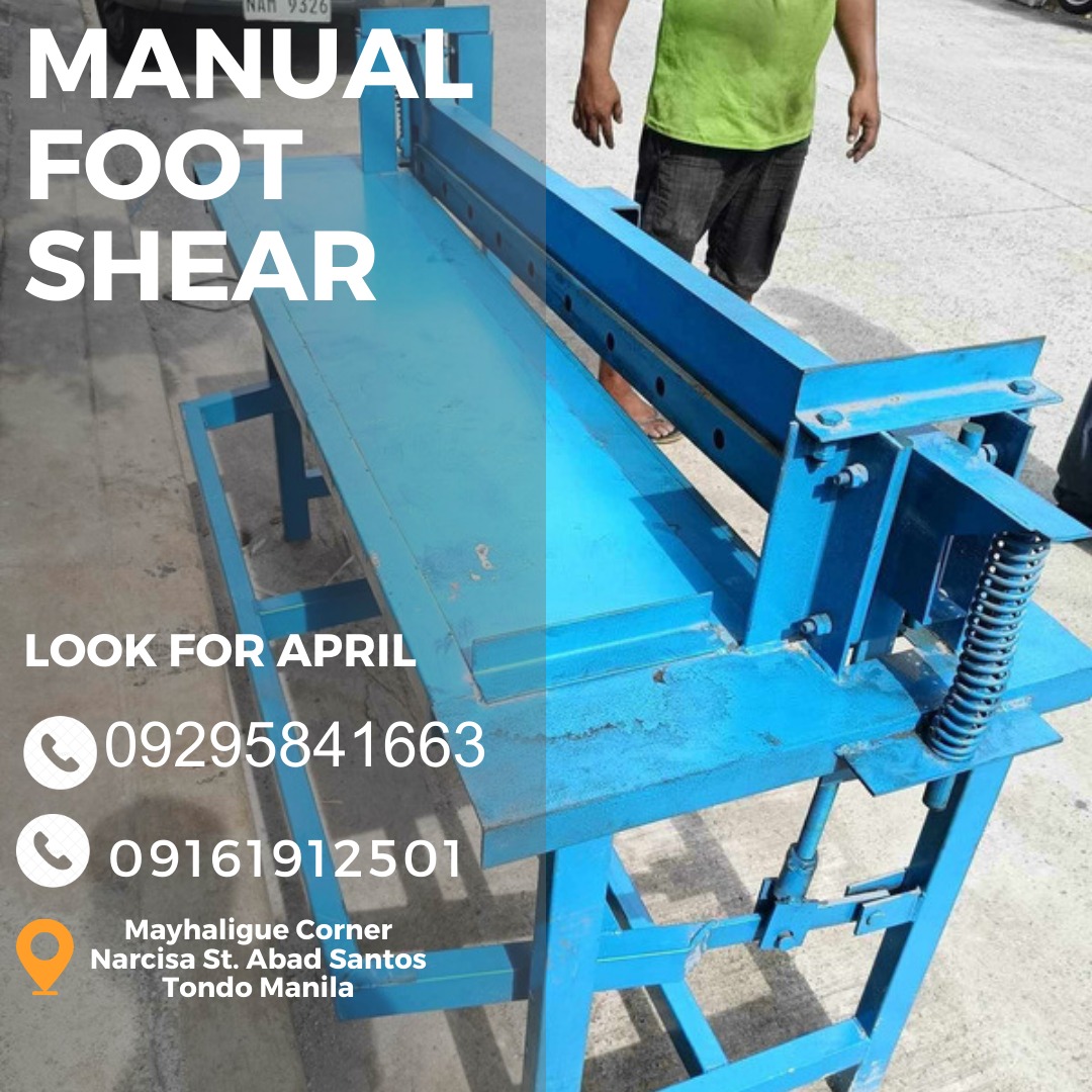 Manual Foot Shear, Commercial & Industrial, Construction Tools ...