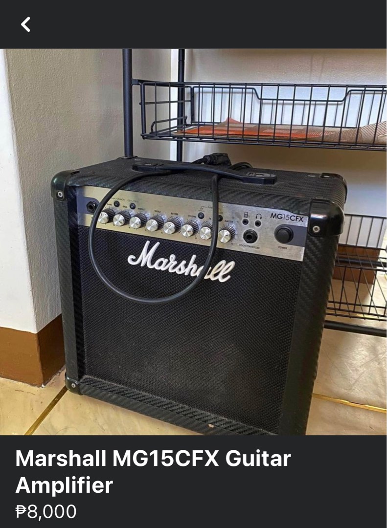 Marshall MG15CFX Guitar Amplifier, Hobbies & Toys, Music & Media ...