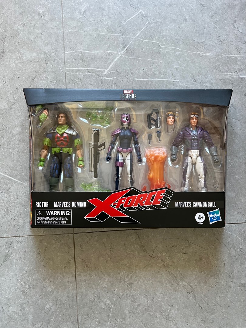 Marvel Legends X-Force set- Rictor, Domino, Cannonball, Hobbies & Toys ...