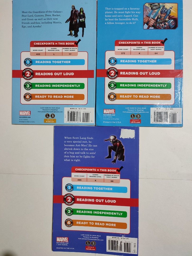 MARVEL Story Books Level 2 Reading on Carousell