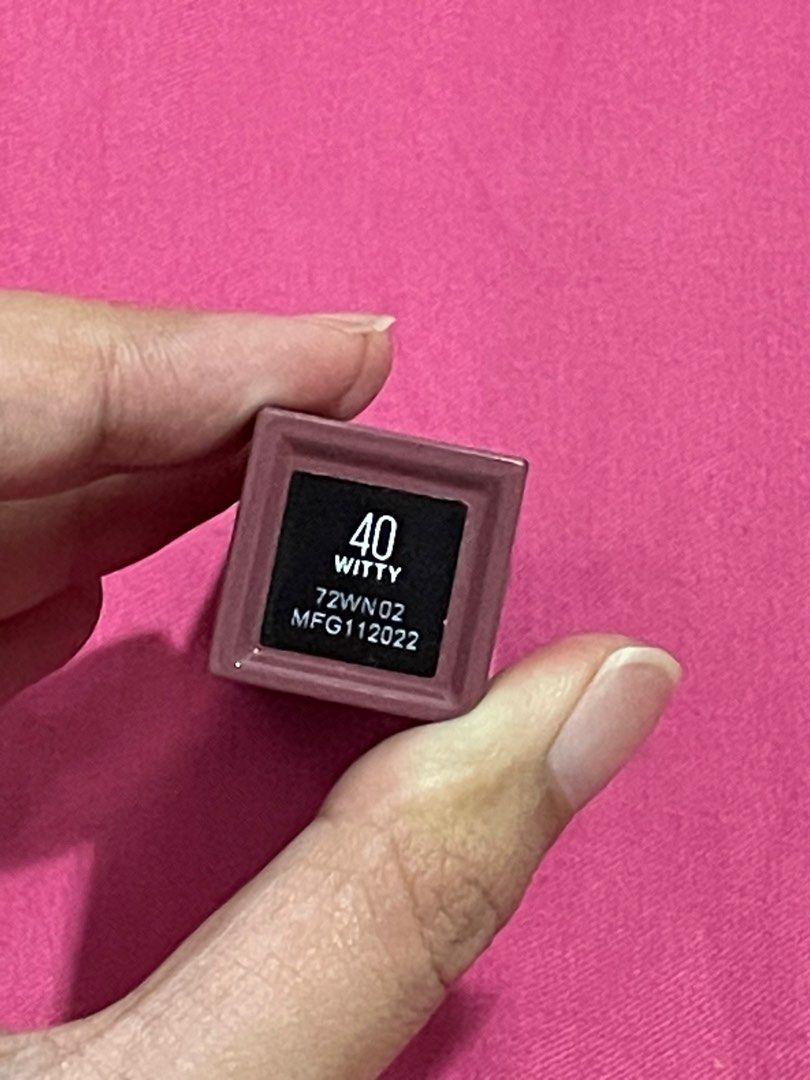 Maybelline Superstay Vinyl ink shade 40 Witty, Beauty & Personal Care ...