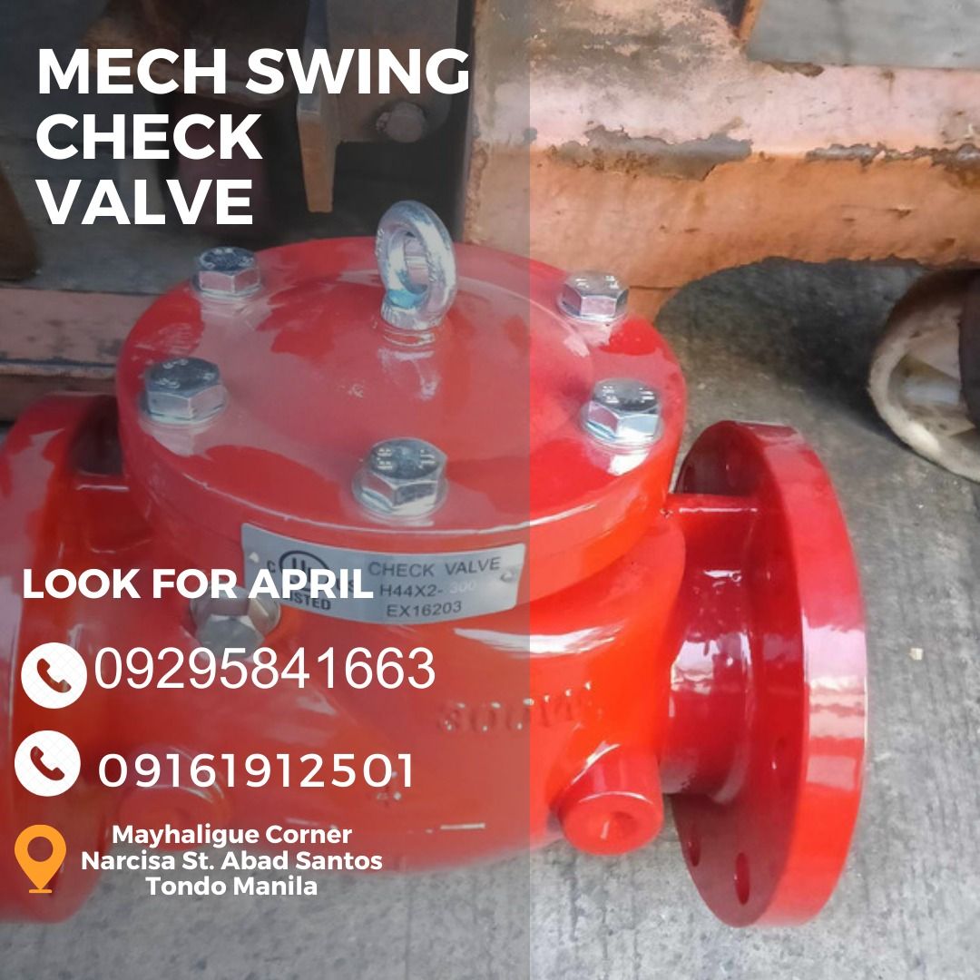 Mech Swing Check Valve, Commercial & Industrial, Construction Tools ...