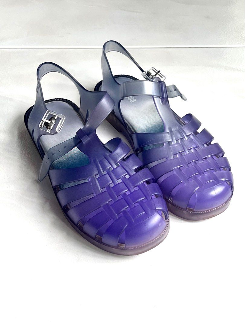 Melissa Possession shoes (Degradee Purple), Women's Fashion, Footwear ...