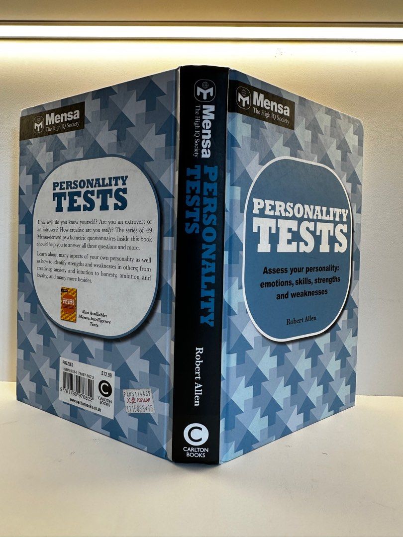 Mensa | PERSONALITY TESTS by Robert Allen, Hobbies & Toys, Books ...