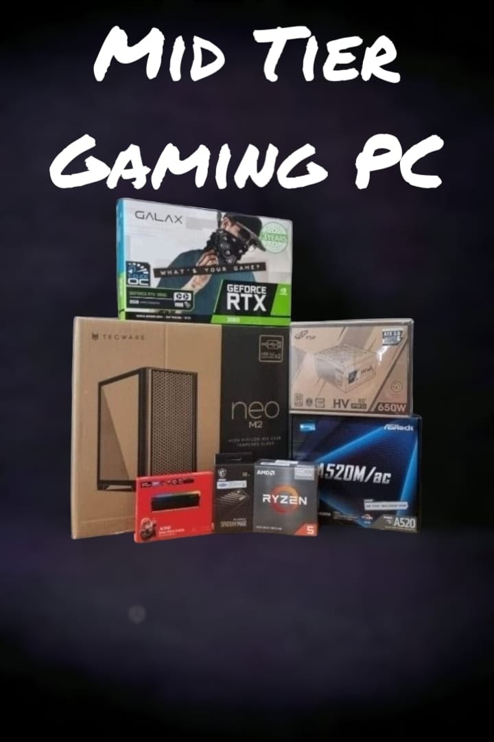 [MID TIER GAMING PC]AMD Ryzen 5 5600 + Nvidia GeForce RTX rtx 3060 mid ...