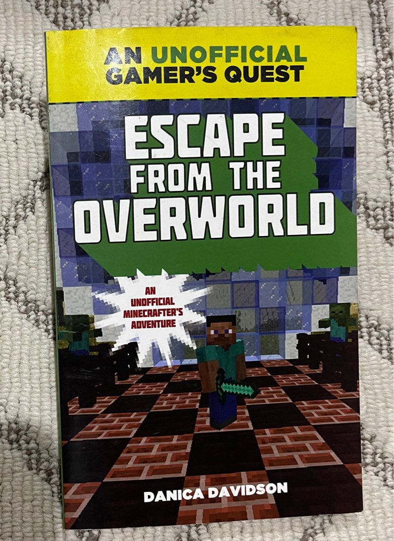Minecraft Novel Escape from the Overworld, Hobbies & Toys, Books ...