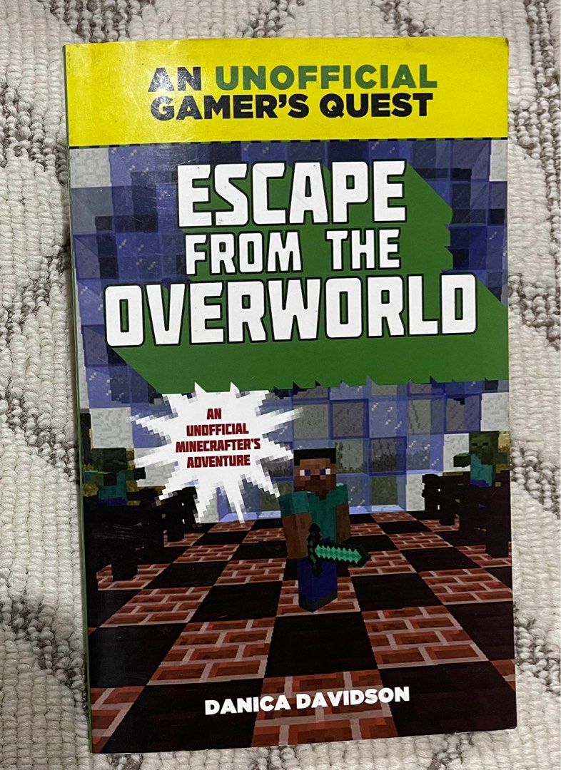 Minecraft Novel Escape from the Overworld, Hobbies & Toys, Books ...