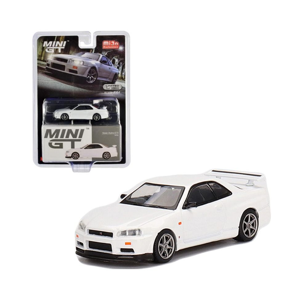Mini GT 1/64 Scale Nissan Skyline GT-R (R34) V-Spec N1 White Die-cast Car, Hobbies & Toys, Toys ...
