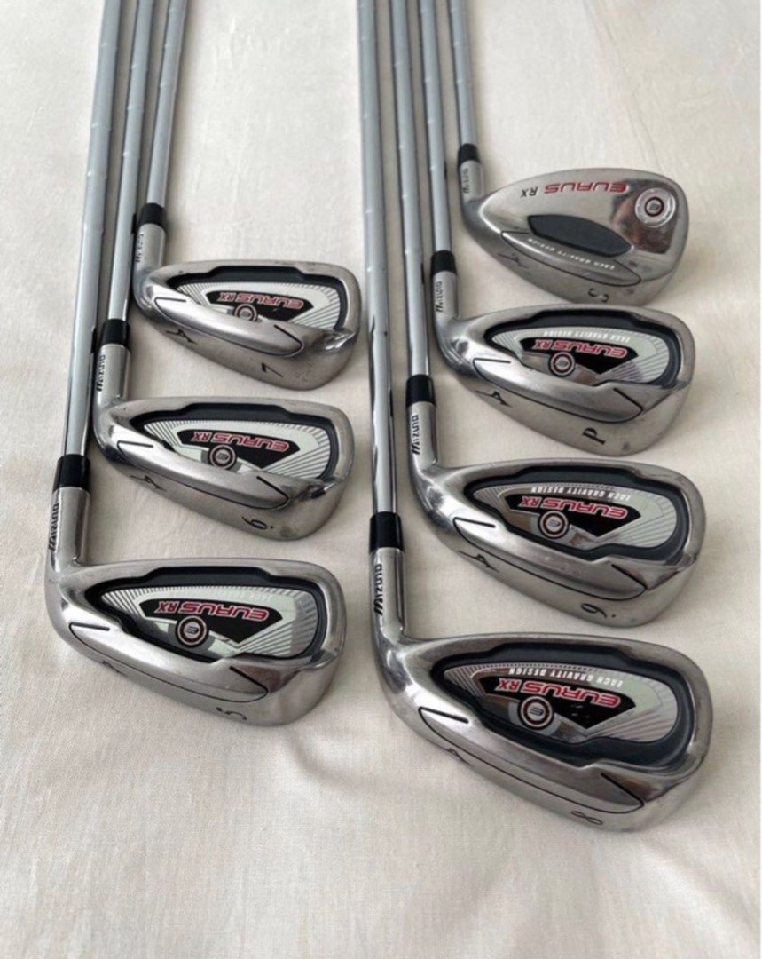 Mizuno Eurus RX Golf Irons 5-P, S Flex- S NS Pro Shaft, Sports ...