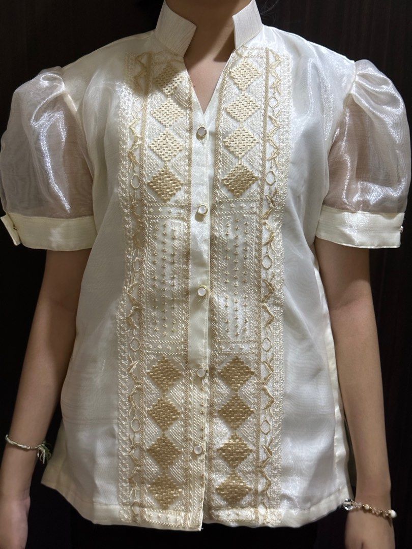 Modern Barong for Women, Women's Fashion, Tops, Blouses on Carousell