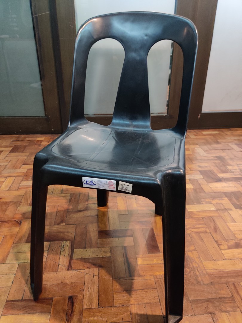 Monobloc Chairs - Black - 25 pieces available on Carousell