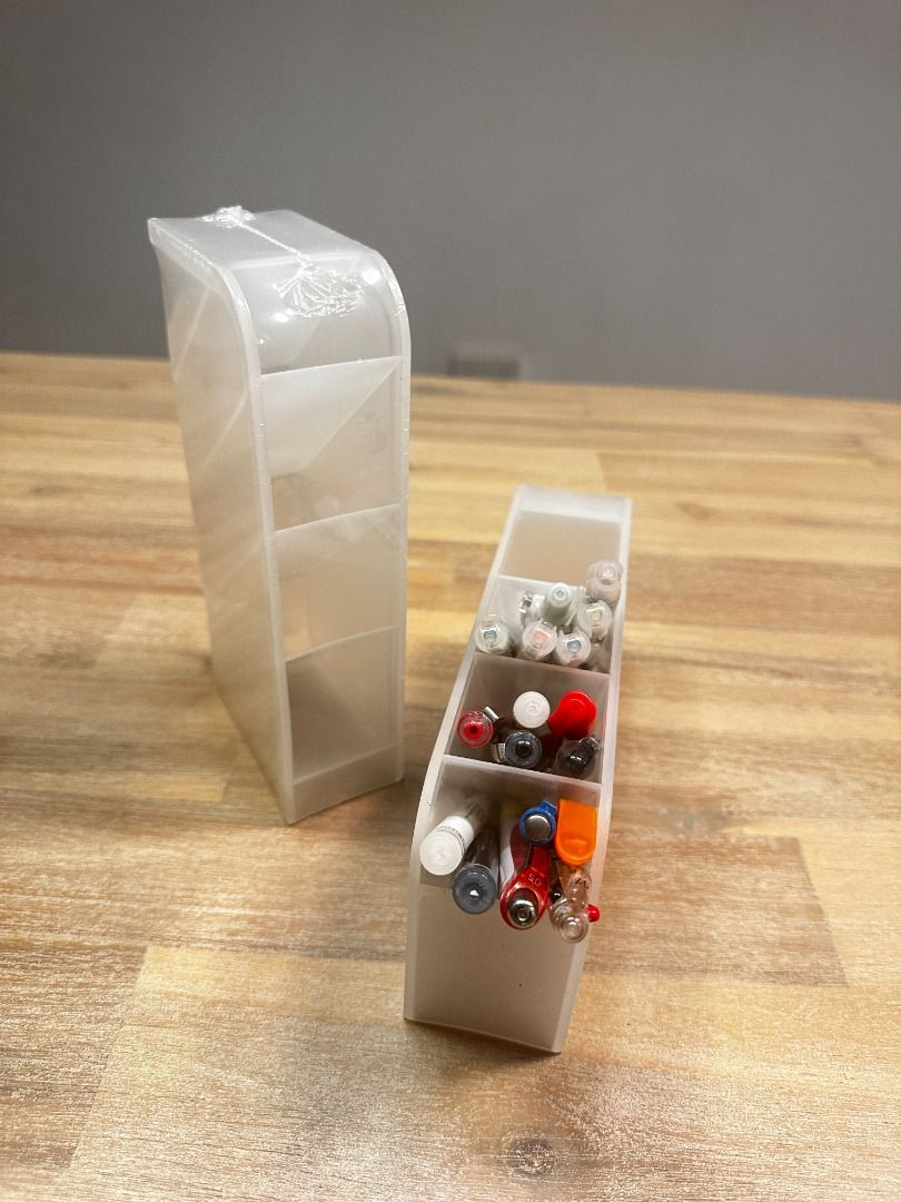 Muji Stationary Holder, Pen Holder, Stationary Storage, Stationary ...