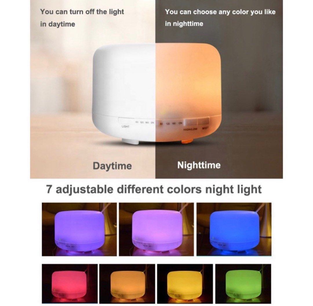 Muji Style Aroma Diffuser / Humidifer (500ML), Furniture & Home Living ...