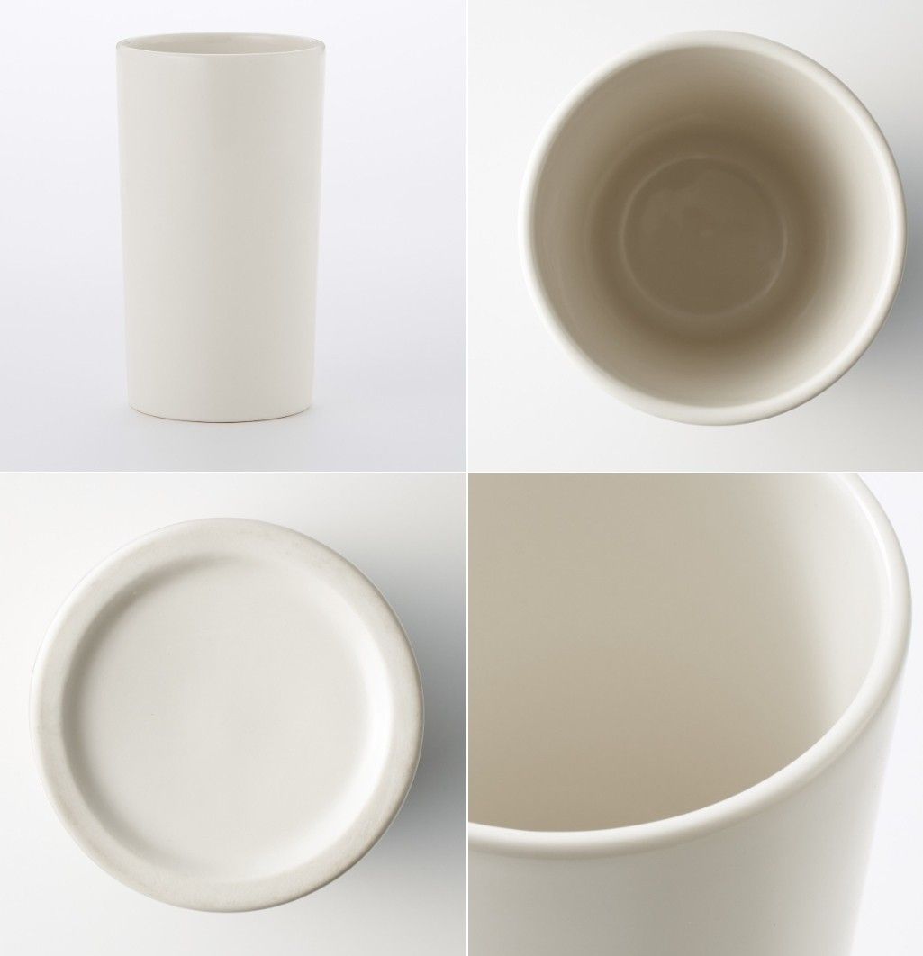 Muji utensil holder beige porcelain, Furniture & Home Living ...