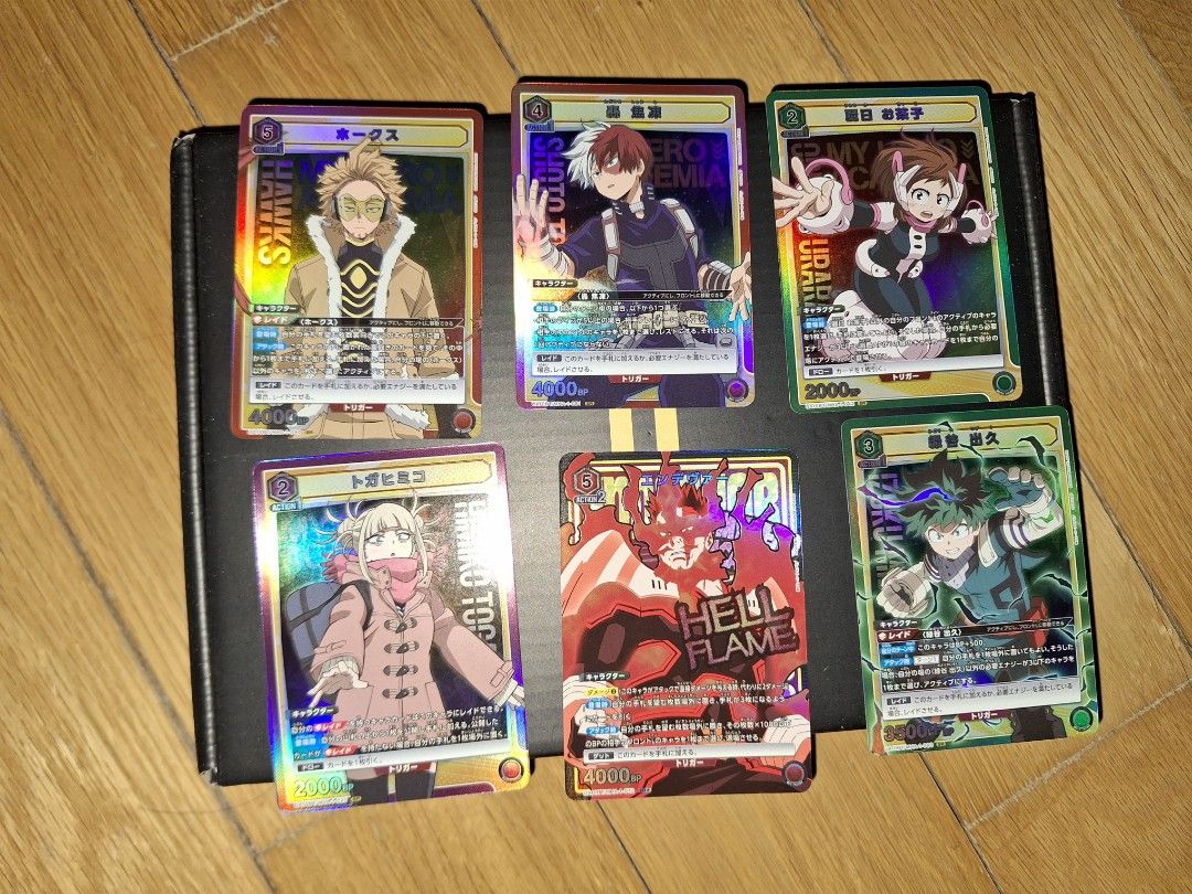 Authentic my hero academia/ mha/ boku no hero academia/ bnha cards ...
