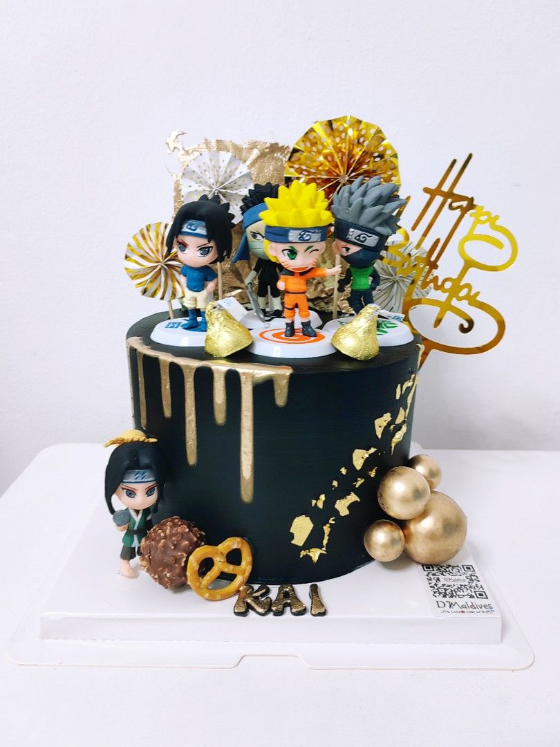 Naruto Birthday Cake, Food & Drinks, Homemade Bakes on Carousell