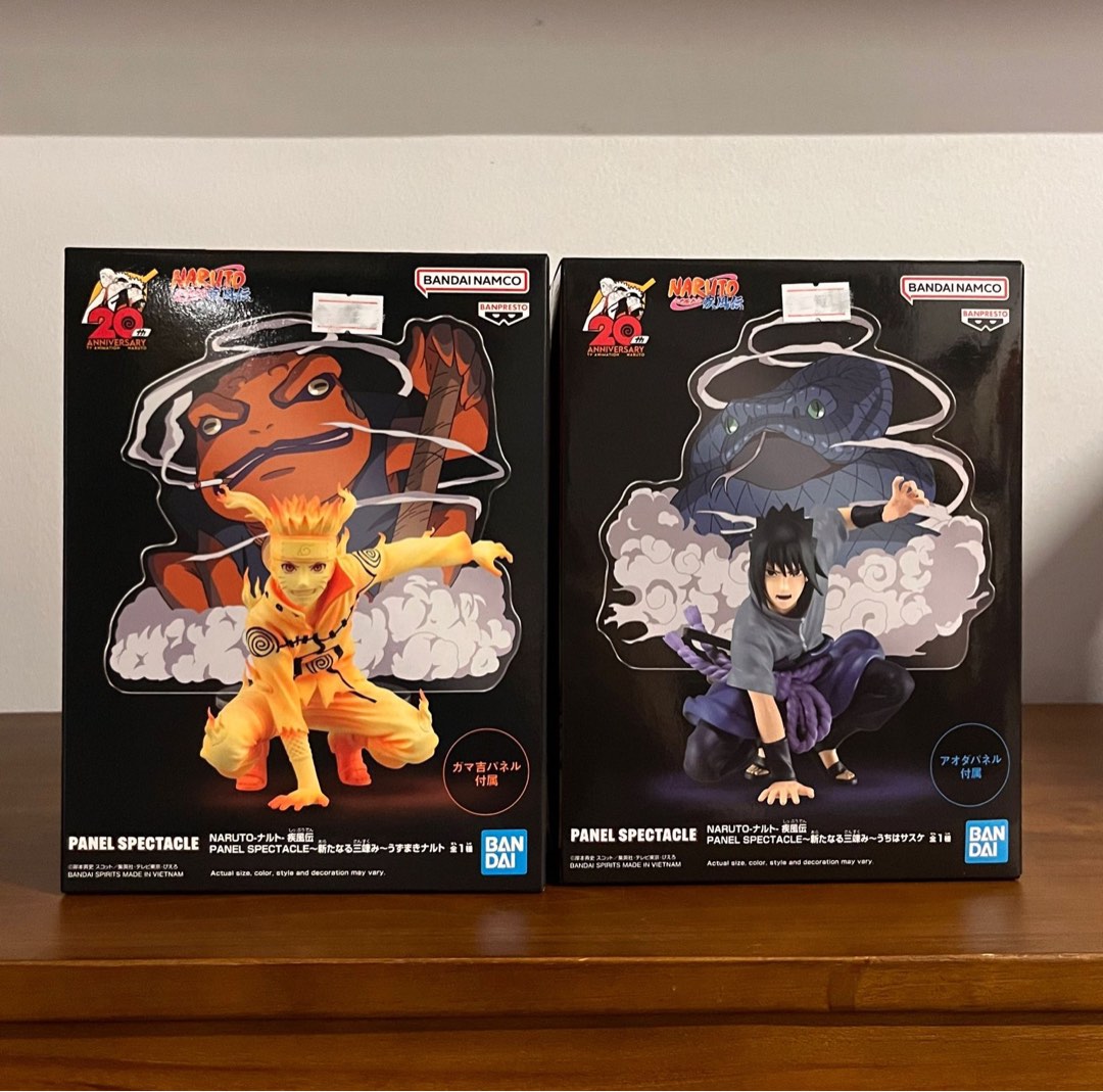 Naruto Sasuke 20th anniversary figure PAIR, Hobbies & Toys, Toys ...