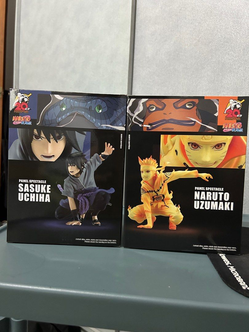 Naruto Sasuke 20th anniversary figure PAIR, Hobbies & Toys, Toys ...