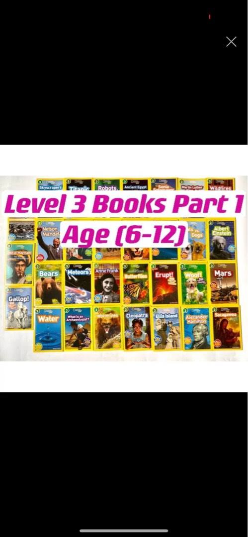 National Geographic Level 3 ( 21 Books ) $10, Hobbies & Toys, Books ...