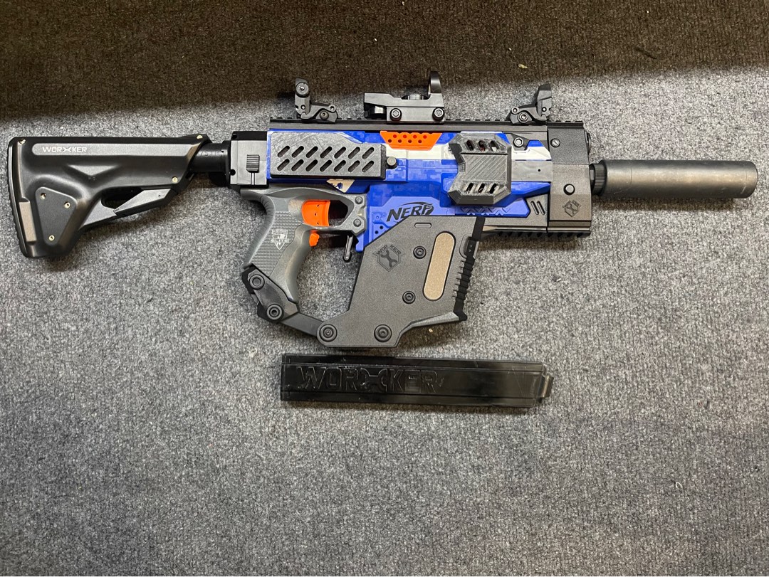 Nerf stryfe mod (Kriss vector), Hobbies & Toys, Toys & Games on Carousell