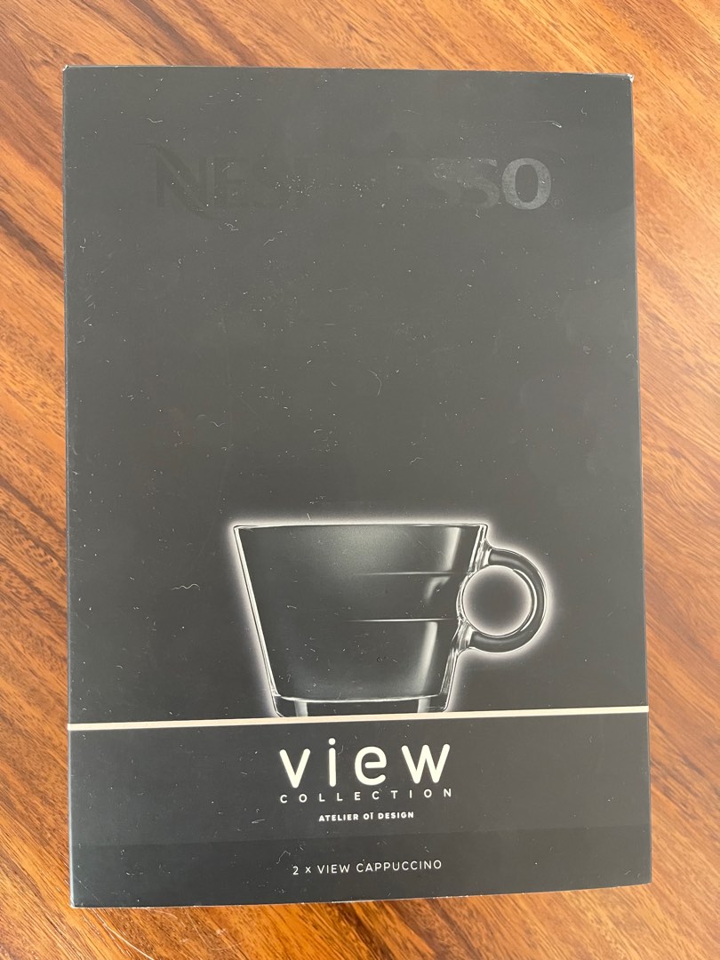 Nespresso View Cappuccino cup set, Furniture & Home Living, Kitchenware ...