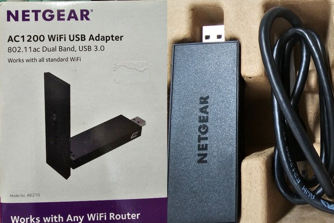 NETGEAR AC1200 WIFI USB ADAPTER, 電腦＆科技, 電腦周邊及配件, Wifi及上網相關產品 - Carousell
