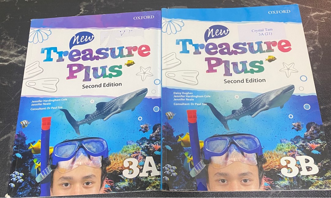New Treasure Plus second Edition 3 A B, 興趣及遊戲, 書本 & 文具, 教科書 - Carousell