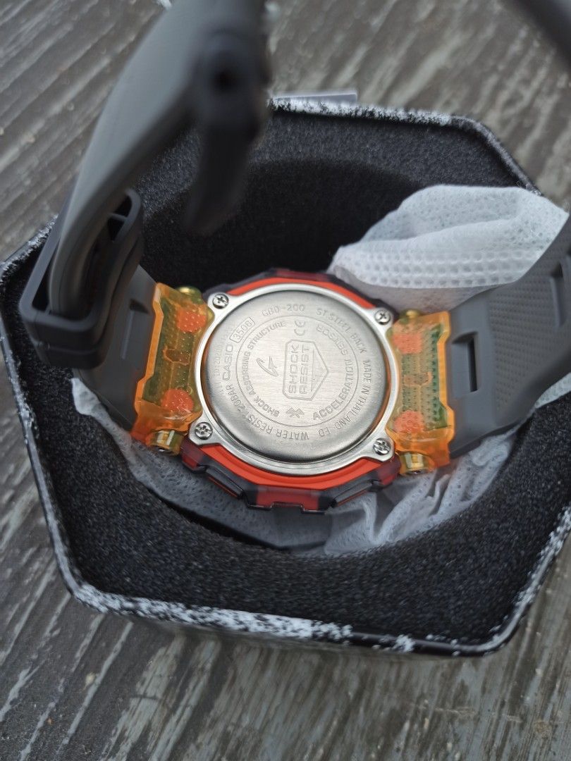 (NEW)Casio G-shock GBD-200 Skeleton Gshock GBD200 Original, Fesyen Pria ...